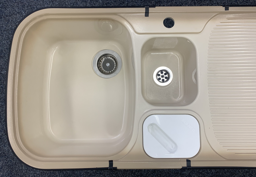BLANCO Multi-Box Spüle Becken Links 99,5x49 cm Capuccino - Blanco