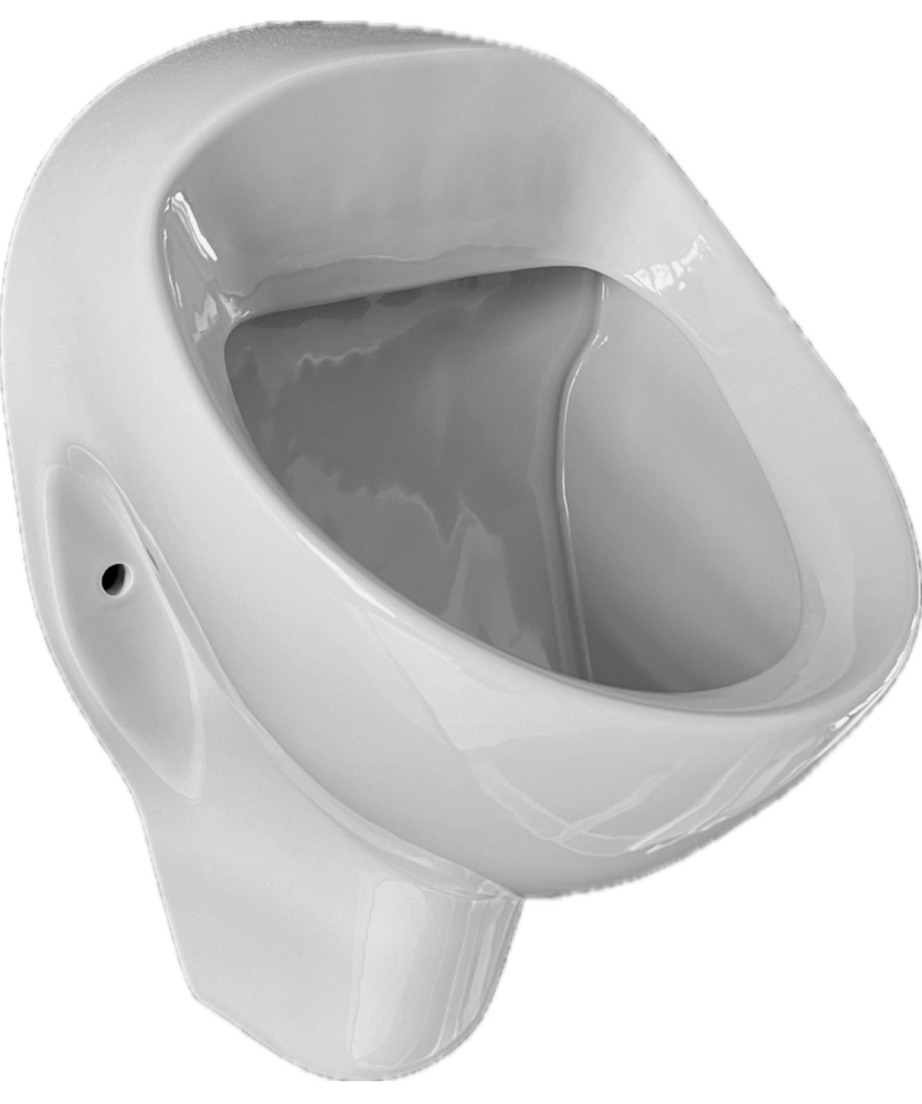 NOVOBOCH Urinal Pissoir Zulauf von Hinten Manhattan-Grau - Novo-Boch