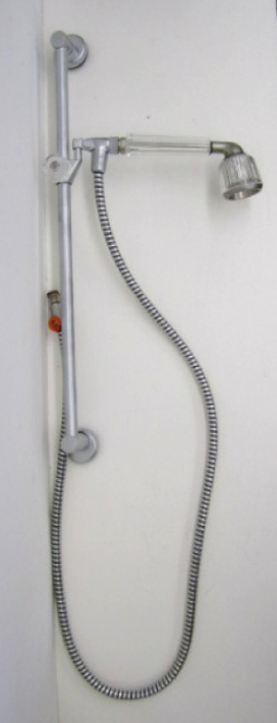 Damixa Brausestange Handbrause Edelmatt Chrom-matt - Damixa